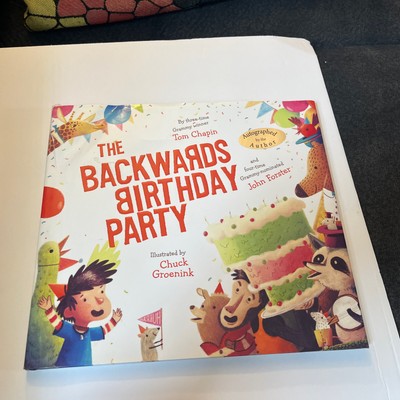 Signed The Backwards Birthday Party by John Forster and Tom Chapin ...