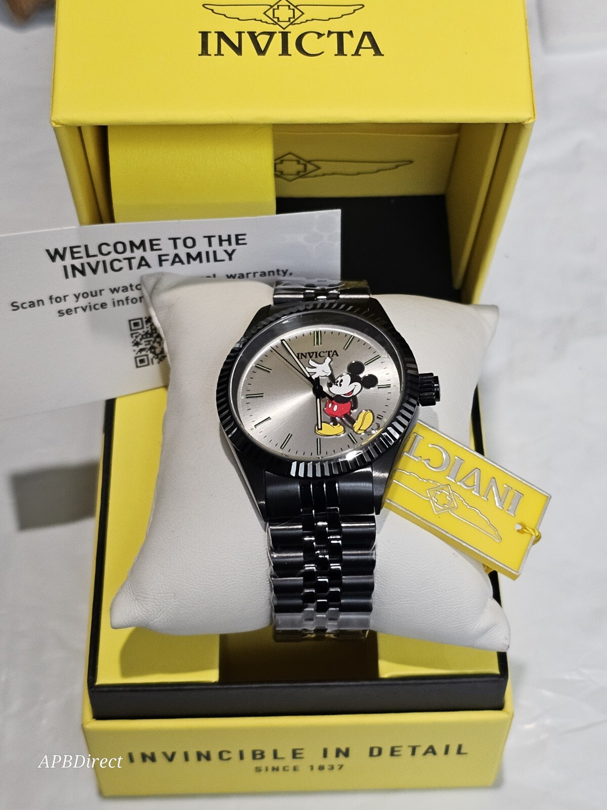Invicta - Mickey Mouse #203 Limited Edition Jubilee Bracelet Disney ...