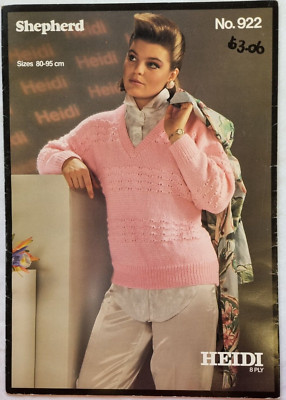 Shepherd Knitting Pattern 922 - His & Hers Sweaters - 4 Designs - VGC ...