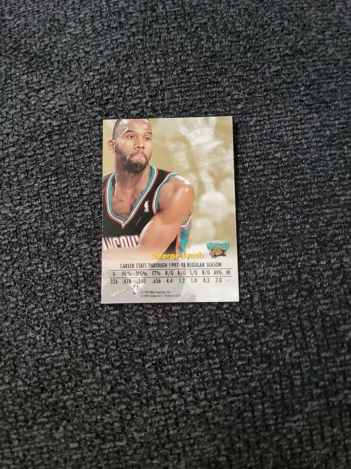 1997-98 Skybox Basketball George Lynch Autograph SC2568 | eBay