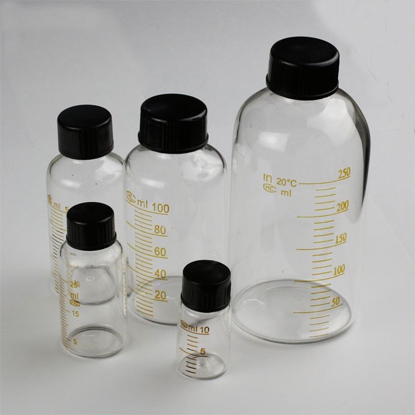 5ml - 250ml Reagent Bottles with Scale Chemistry Biology Laboratory ...