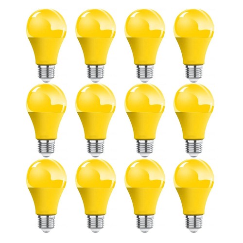 12 Pack E27 LED Bulb SMD 2835 5W Yellow Color Non-dimmable Bulbs for ...