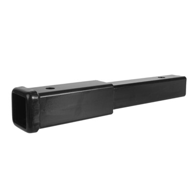 12-Inch Long Trailer Hitch Extension for 2-Inch Receiver 4000 LBS black ...