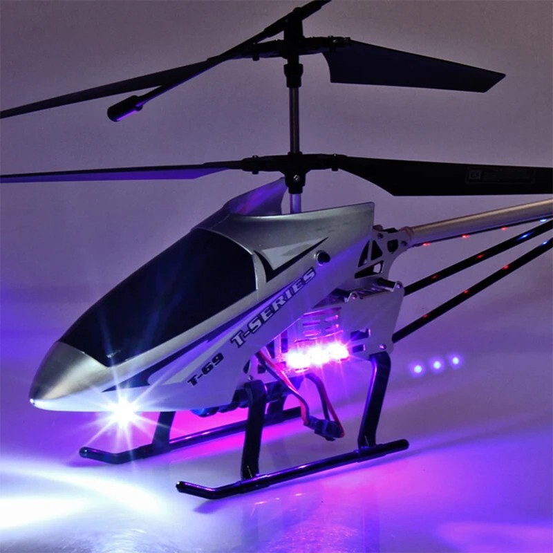 Large 80cm RC Helicopter 3.5CH Remote Control Drone Anti-fall Outdoor ...