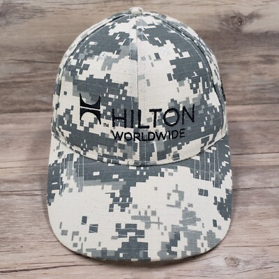 Hilton Worldwide Hat Cap Digital Camo Operation Opportunity Strap Back ...