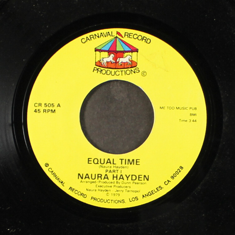 NAURA HAYDEN: equal time / part 2 CARNAVAL 7" Single 45 RPM | eBay
