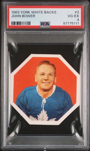 1963 YORK WHITE BACKS 2 JOHN BOWER PSA 4 | eBay