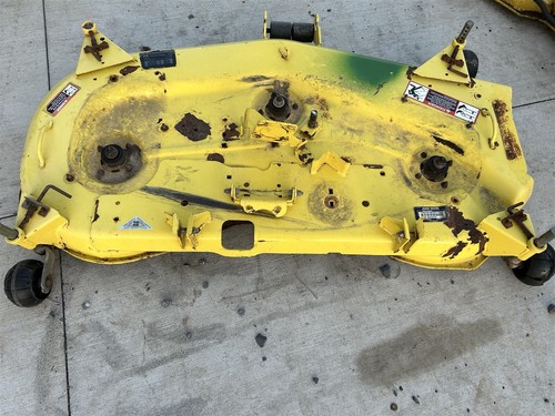 JOHN DEERE 54C MOWER DECK SHELL X475 X485 X495 X575 X585 X595 (AS IS ...