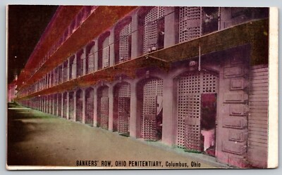 Penitentiary Columbus Ohio - Bankers' Row - Interior View Prison ...