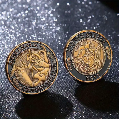 Navy Shellback Challenge Coin Collectable Commemorative Military | eBay