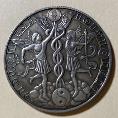 Vintage Zodiac Coin Very Ornate Astrology Token. Excellent Condition | eBay
