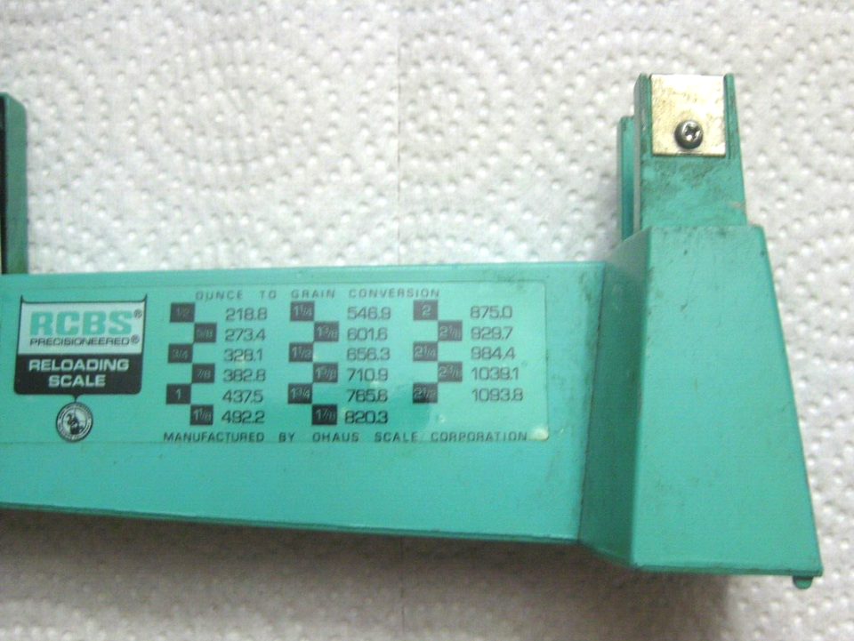 RCBS Reloading Scale Frame 510 5-10 Powder Scale Parts or Repair only ...