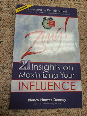 Zing Influence Book, by Nancy Hunter Denney | eBay