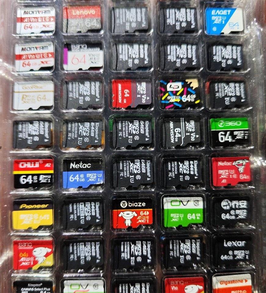(LOT) 2/5/10/20Pcs 32GB 64GB 128GB 256GB TF SD Cards Storage Flash ...