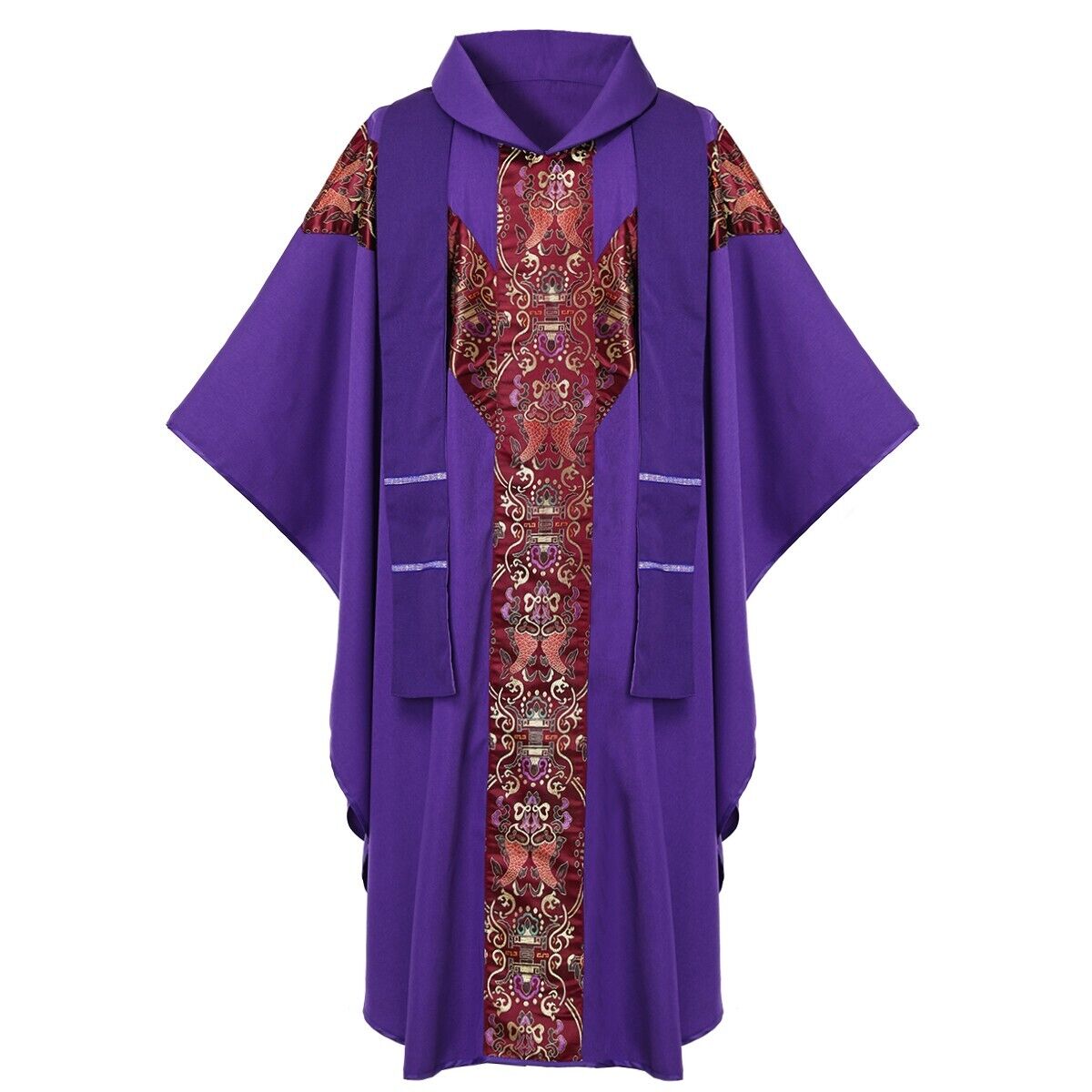 Clergy Purple Chasuble Catholic Church Clergy Robe Priest Celebrant