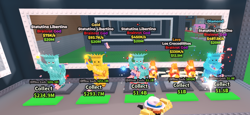 🔥4x Statutino Libertino and Lava Los Crocodillitos🔥|Steal A Brainrot ...