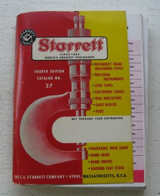 Starrett Tool Catalog # 27 1965 | eBay