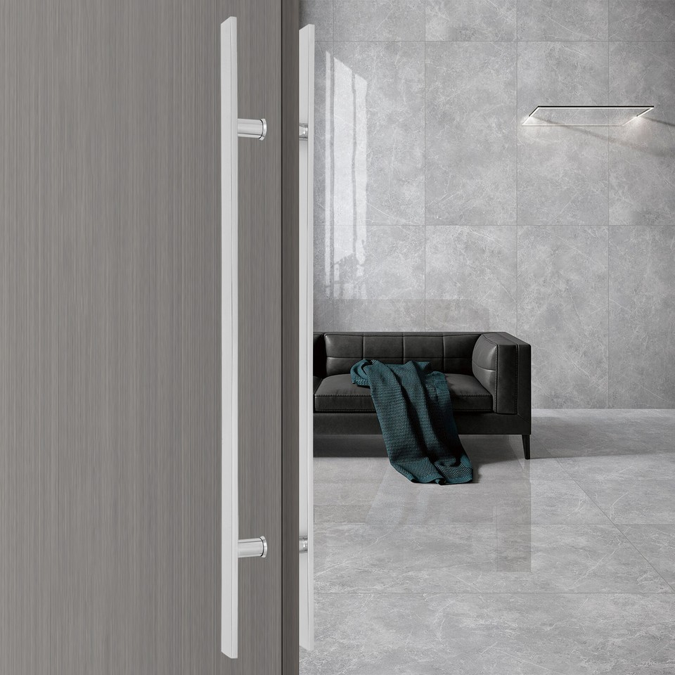 Pair of Pull Push Sliding Barn Door Handles, Commercial H Shape Door ...