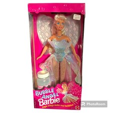 Barbie Bubble Angel Bubble Solution Doll with Magic Wings 1994 Mattel ...