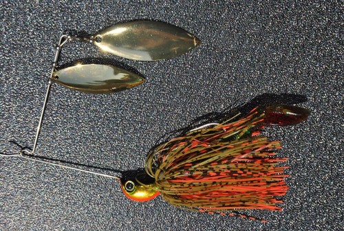 3/4 OZ Spinnerbait + soft plasticgrub Murray Cod & Yellow Belly MUZZA'S ...