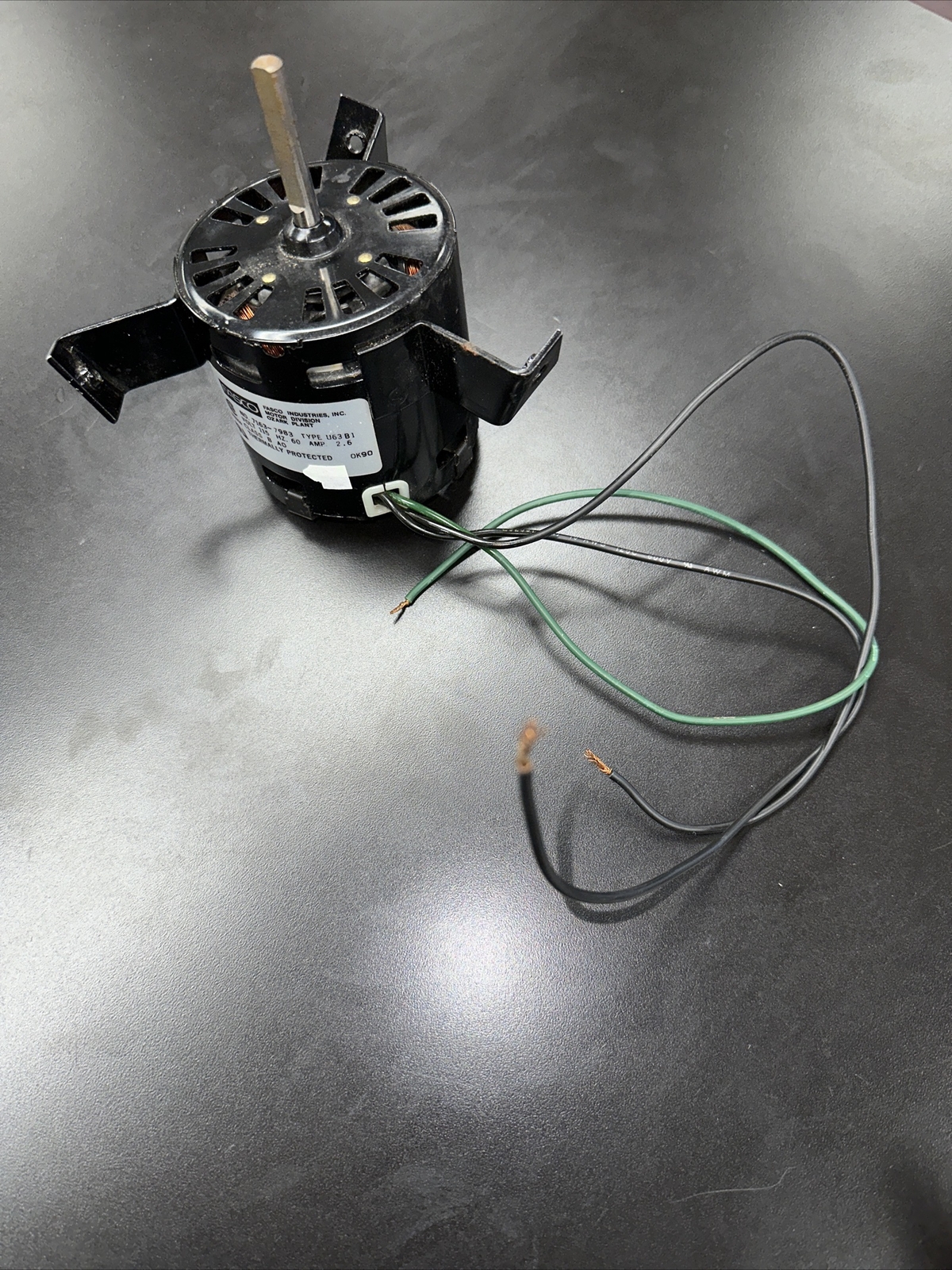 Buy Fasco LR6319 1/15 HP Motor 1550 RPM 115v Type U73b1 71730595 online ...