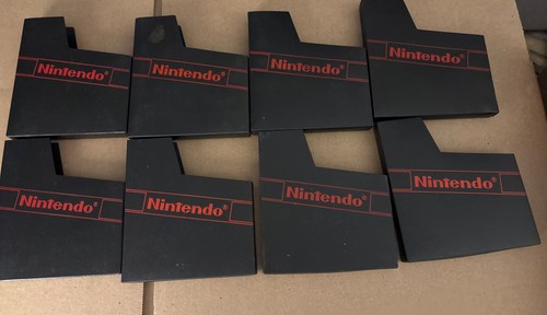 Lot Of 12 NES Nintendo Logo Dust Covers Protective OEM Cases Sleeves ...