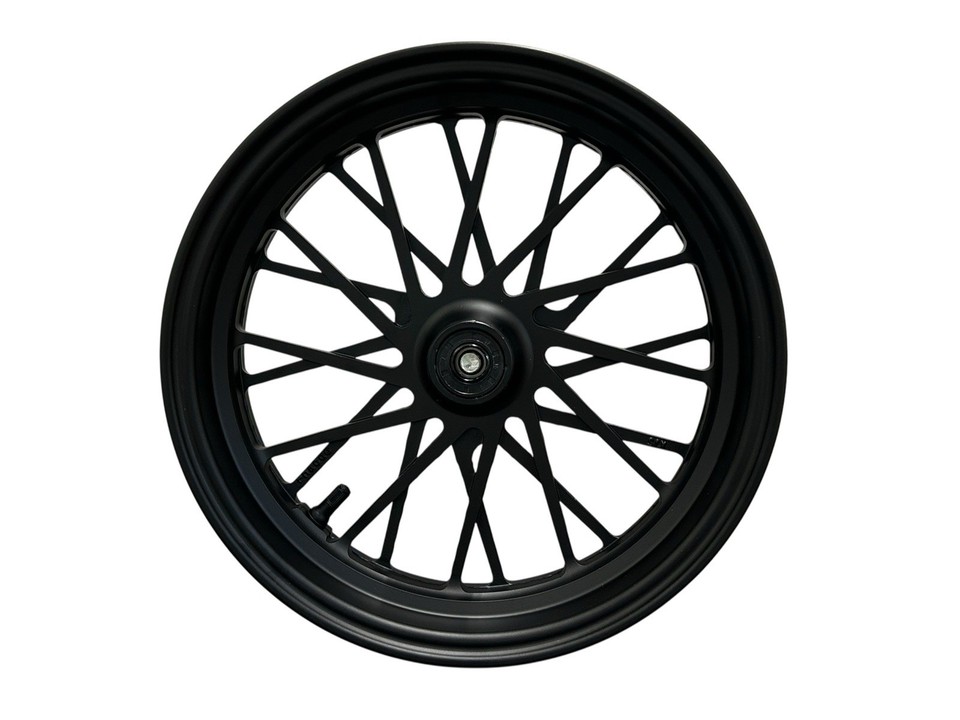 Mini Bike Front Wheel. 12 Inch 2.75 Wide. For 12mm Axles. Black Mag ...
