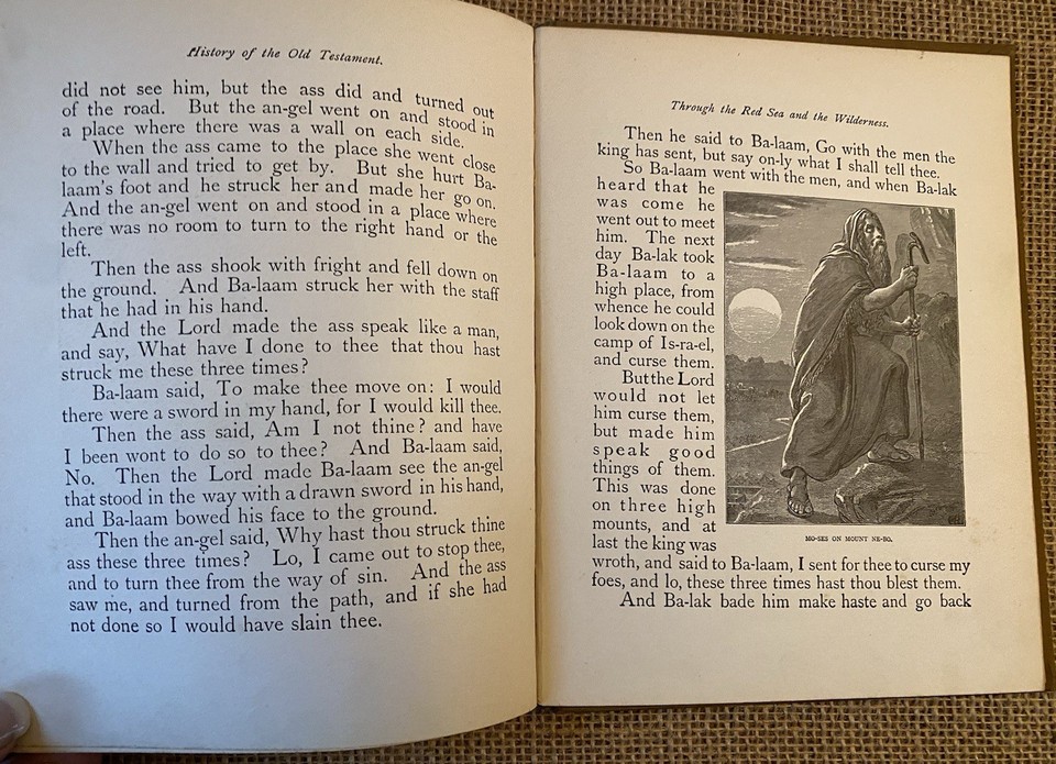 1899 Hardcover Book - God Made The World & Other Bible Stories, by ...