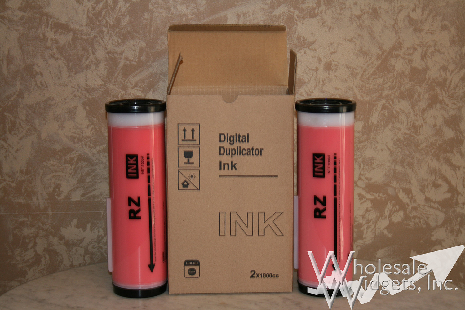 2 RZ Bright Red Inks Compatible With Riso S-4263 S-7199 For Risograph ...