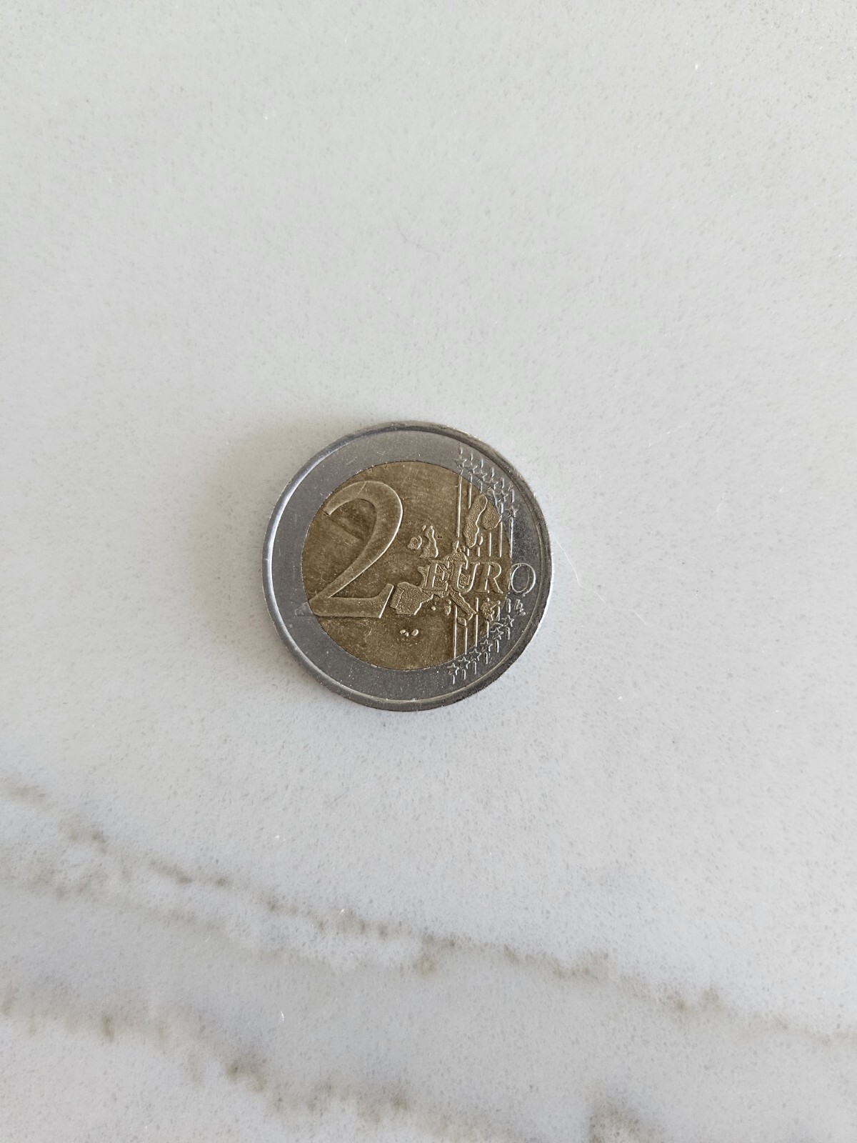 2001 France 2 Euro Coin with Defects Depicting Misprinting. Very Rare ...