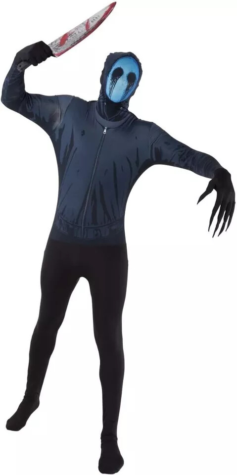 Eyeless Jack Costume Boy Eyeless Jack Morph Suits Halloween Costume