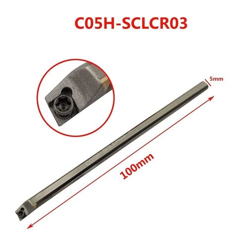C05H-SCLCR03 5mm CNC lathe Tungsten turning tool holder boring bar for ...