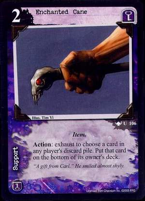 Enchanted Cane - Forbidden Relics - Call of Cthulhu CCG | eBay