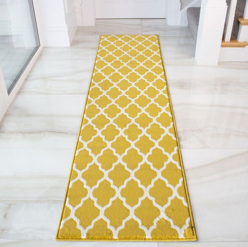 Modern Long Geometric Hallway Runner Rugs 60x240cm Narrow Hall Carpet ...
