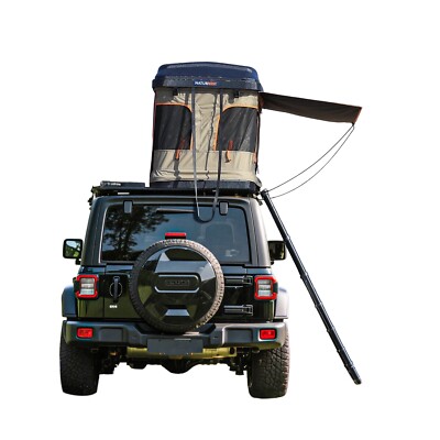 Naturnest Roof Top Tent Hard Shell Overland Pop-up RTT for Single ...