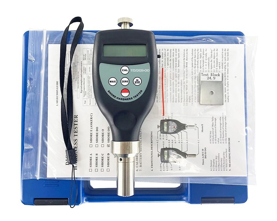 Portable Shore OO Hardness Tester Durometer with Range 10-90HOO ...