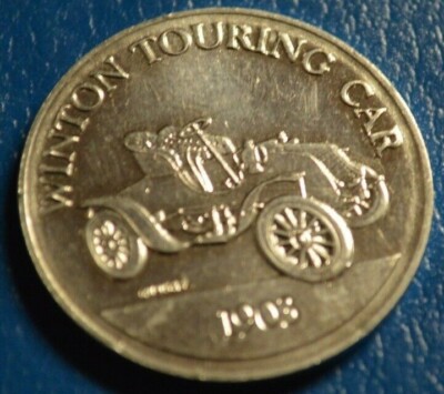 1903 WINTON TOURING CAR ANTIQUE COLLECTOR CAR COIN SERIES 1 VINTAGE 60 ...
