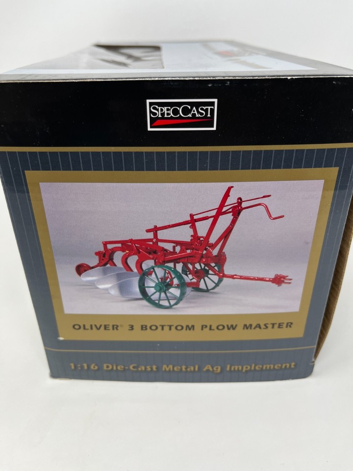 Speccast Oliver Highly Detailed 3 Bottom Plow Master Steel Wheels 1/16 ...