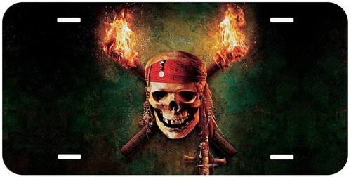 Skull Pirates Aluminum Novelty Tag Car License Plate | eBay