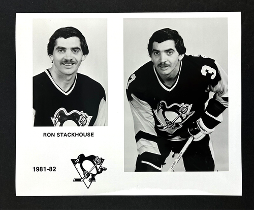 1981-1982 Pittsburgh Penguins Ron Stackhouse #3 Hockey NHL Vintage ...