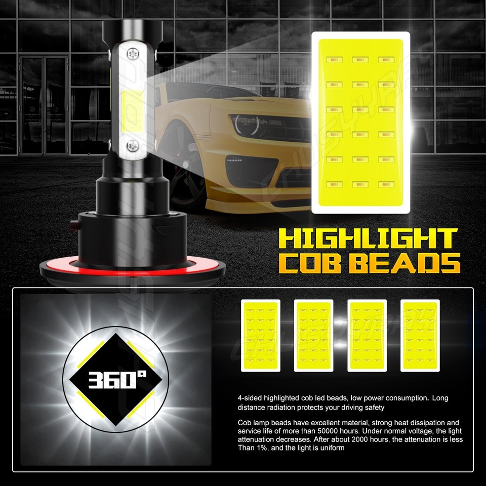 For Ford F250 F350 Super Duty Pickup Truck 2005-2021 LED Headlights&Fog ...