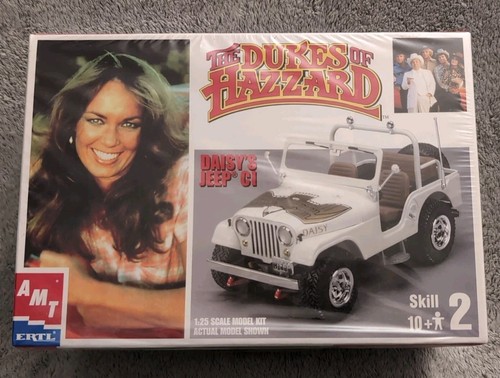 AMT/ERTL Dukes of Hazzard Daisy's Jeep CI Vintage 2002 1:25 Model Kit ...