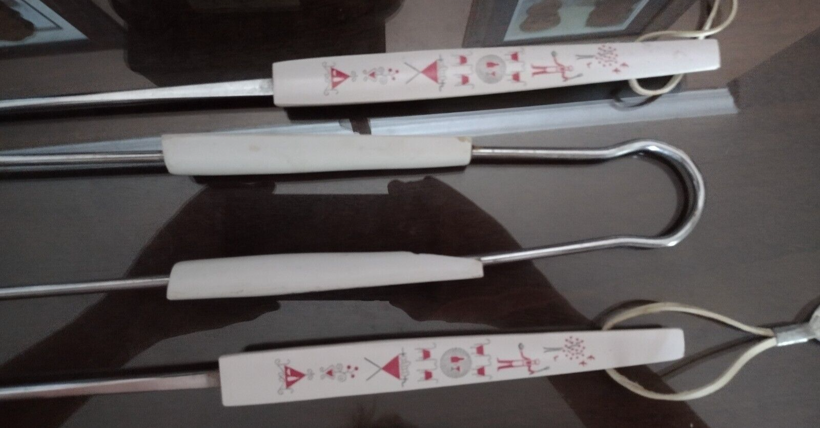 Vintage Set of 3 Nasco BBQ Tools Tongs Spatula Spoon | eBay