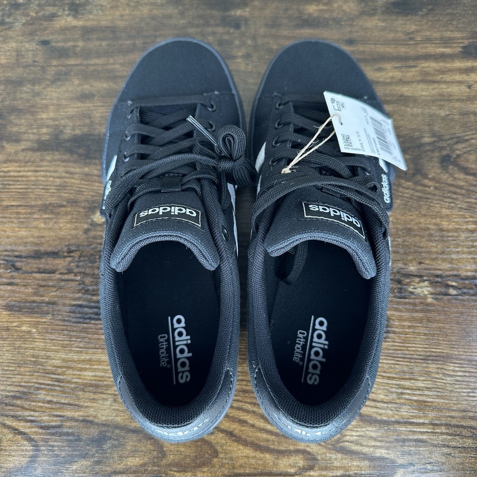 adidas Daily 3.0 'Translucent Outsole - Black White' FW7050 Men's Size ...