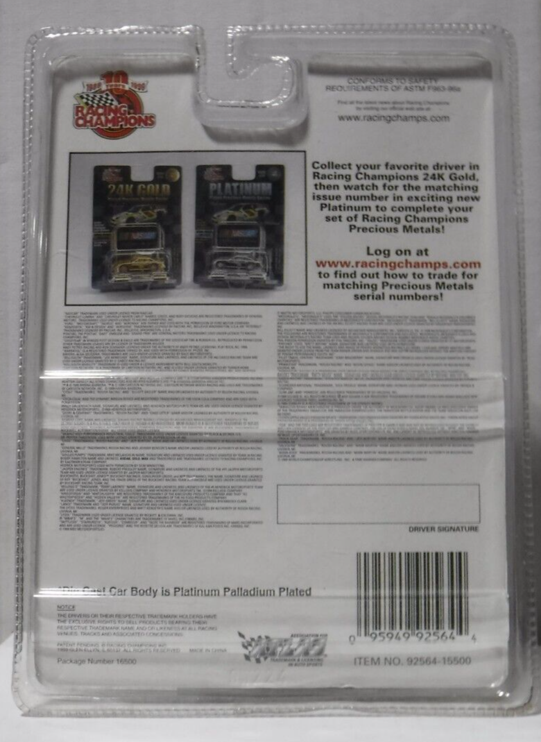 55 Square D Racing Champions Nascar Reflections in Platinum 1:64 ...