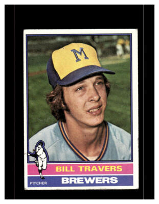 Milwaukee Brewers Bill Travers #573 Topps Baseball Excellent | eBay