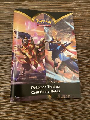 Pokemon TCG Trading Card Game Rules Rule Book Sword & Shield Artwork | eBay