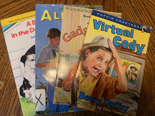 Betsy Duffey 4 Book Lot Young Reader Gadget Alien Cody Doghouse | eBay