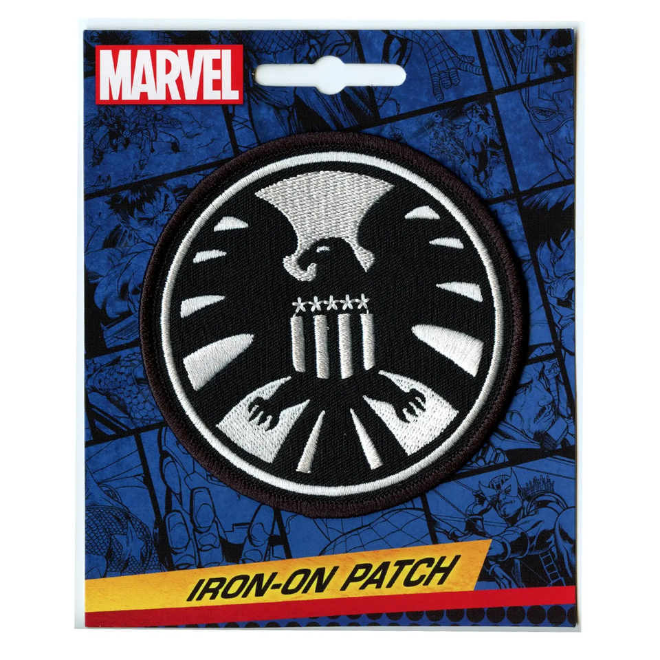 Marvel Comics Agents Of Shield Round Embroidered Iron On Patch | eBay