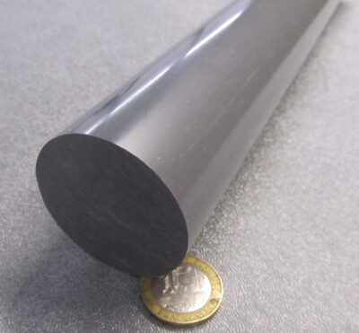 PVC Round Rod Grey, Type I, 1.75" Dia x 60" Length | eBay